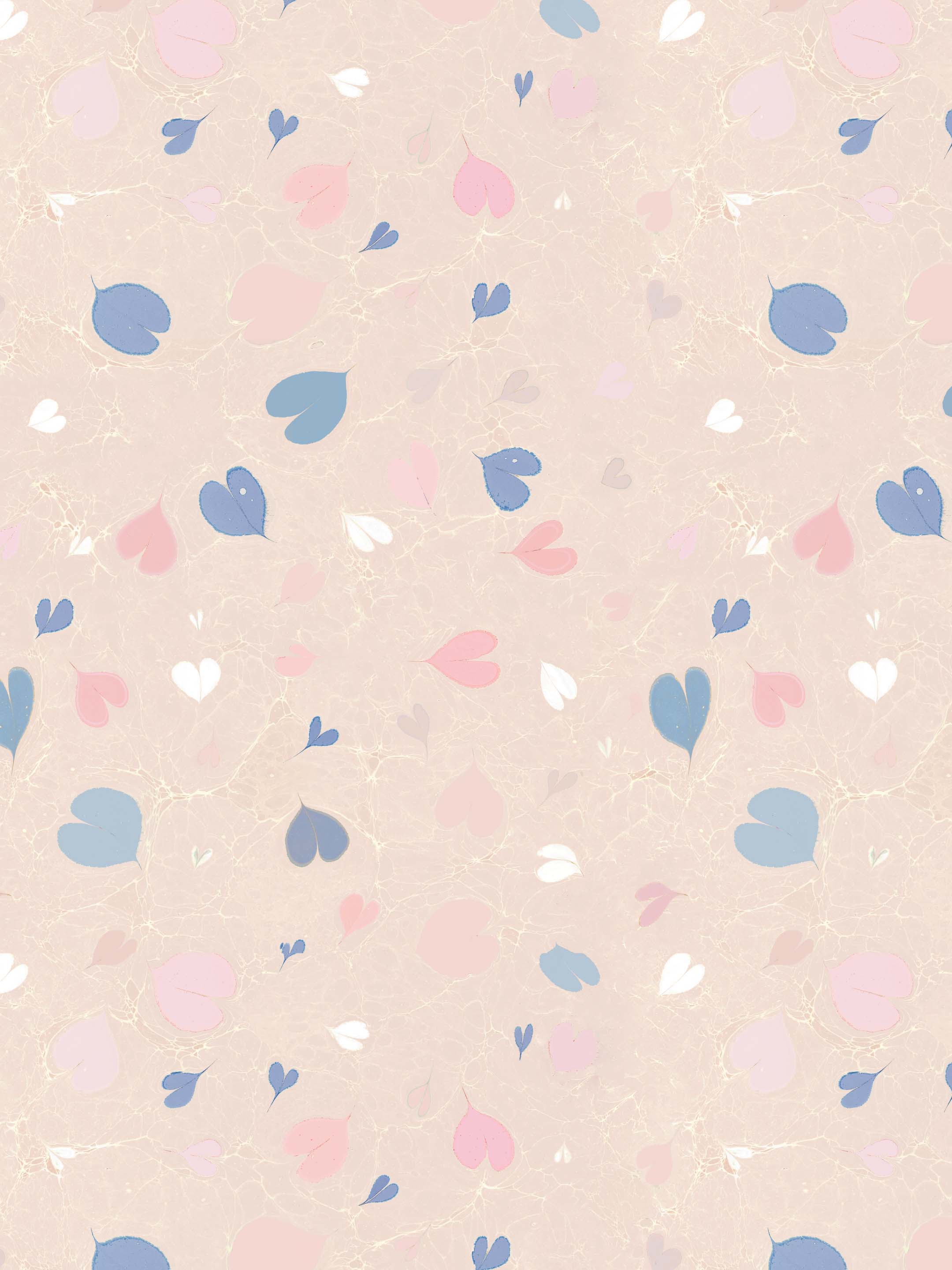Amore Marbled Wallpaper - Chalk Pink – Milola Design